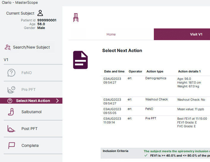 Site-Based Spirometry (FEV1, FVC, PEF, and more.) | Clario