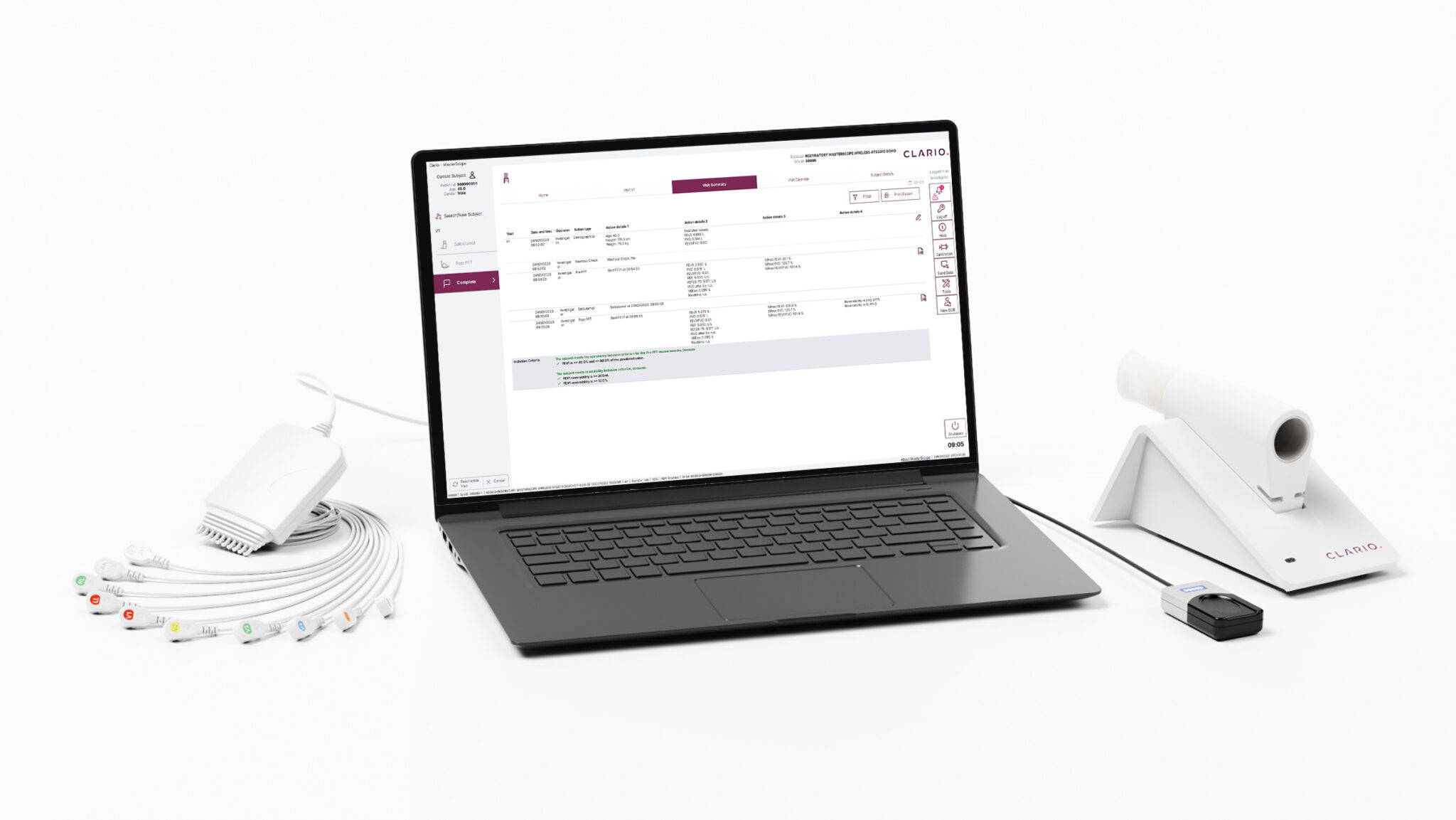 Site-Based Spirometry (FEV1, FVC, PEF, and more.) | Clario